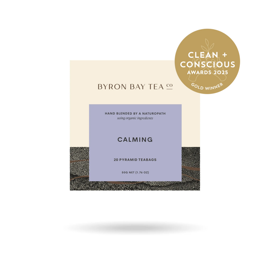 Calming Tea Pyramid Teabags | Byron Bay Tea Company